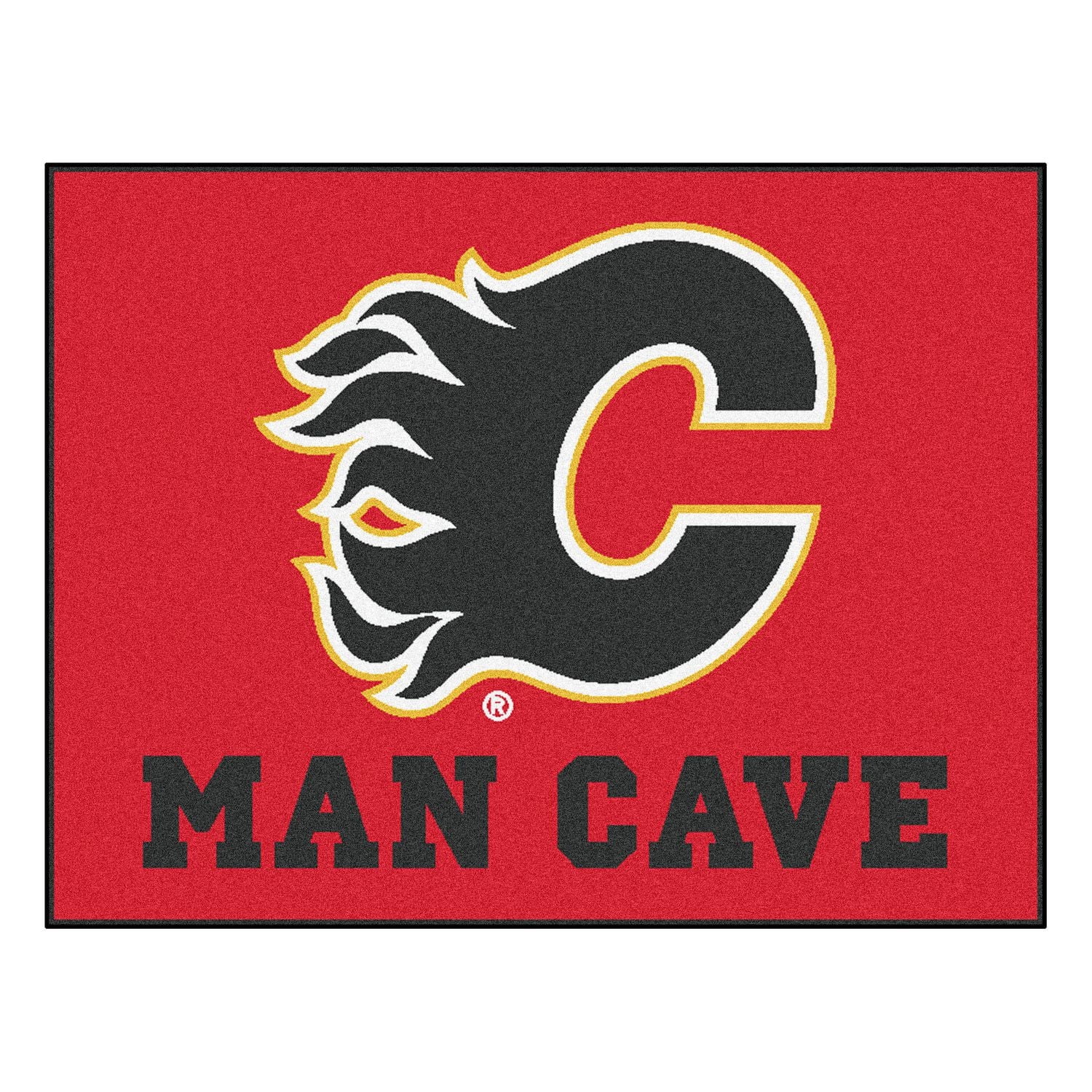 Click here for Fan Mats Nhl Calgary Flames Man Cave Rug L prices