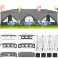 COBIZI 10x30 Canopy Party Tent with 8 Sidewalls,Waterproof UPF 50 ...