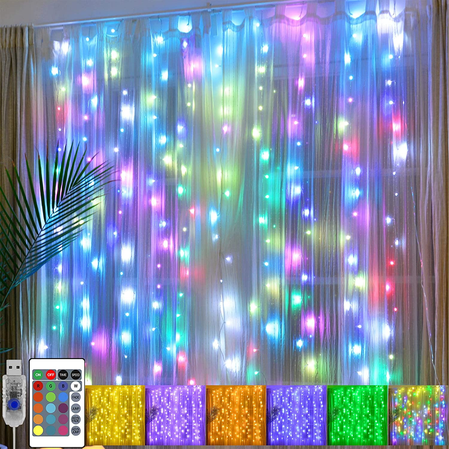 Led Window Curtain Lights Led String Curtain Window Icicle