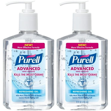 Antibacterial PURELL Advanced Refreshing Gel Hand Sanitizer, 8 fl oz ...