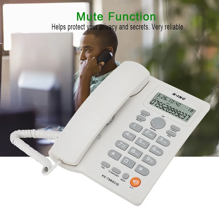 Walmart Corded Phones With Caller Id Oubit Wired Landline,Corded