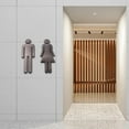 Modern Universal Bathroom Signage, Men Women Toilet Symbol Sign for ...