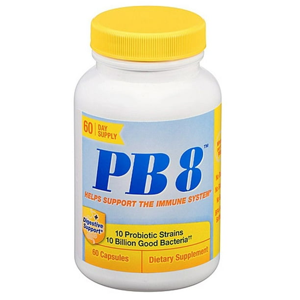 Nutrition Now - PB8 Immune Probiotic Supplement 10 Billion CFU - 60 ...