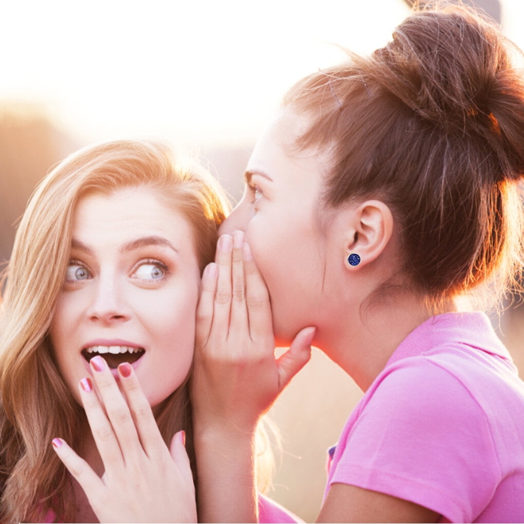 Click here for Zheelen Earrings Earbuds 8mm Round Stud Diy Making... prices