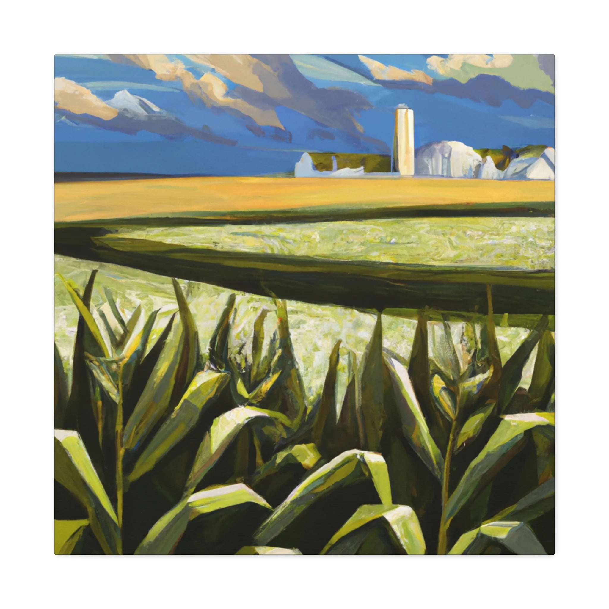 Corn Field Harmony Scene - Canvas - Walmart.com
