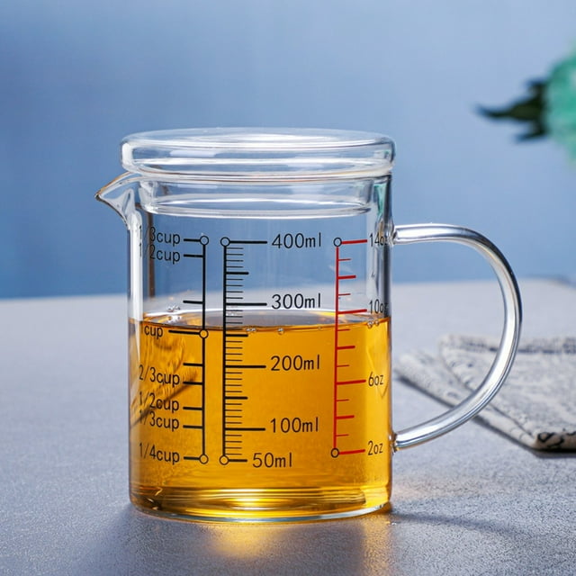 Measuring Cup with Scale High Borosilicate Glass Measuring Cup for ...