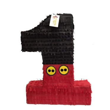 Large 20" Yellow Number One Pinata Queen Bee Theme Bumblebee Party ...
