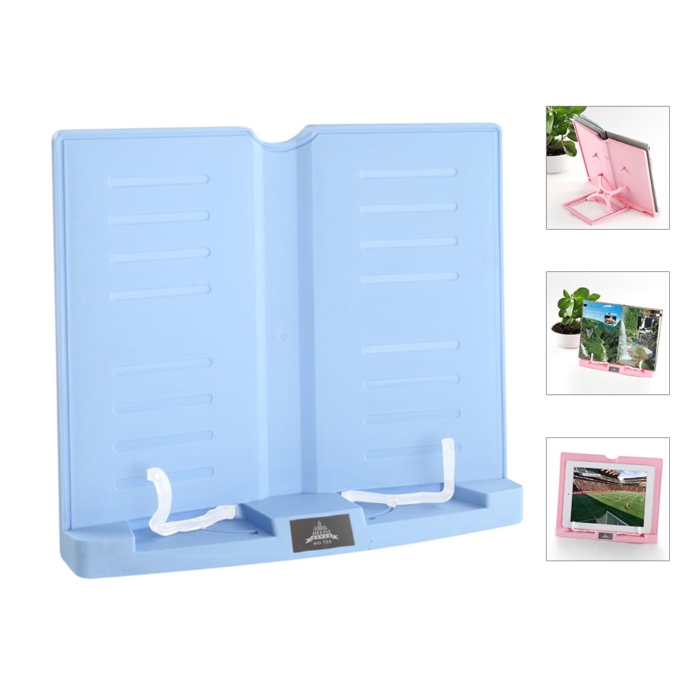 Portable Book Stand Adjustable 6 Angles Book Document Holder Foldable ...