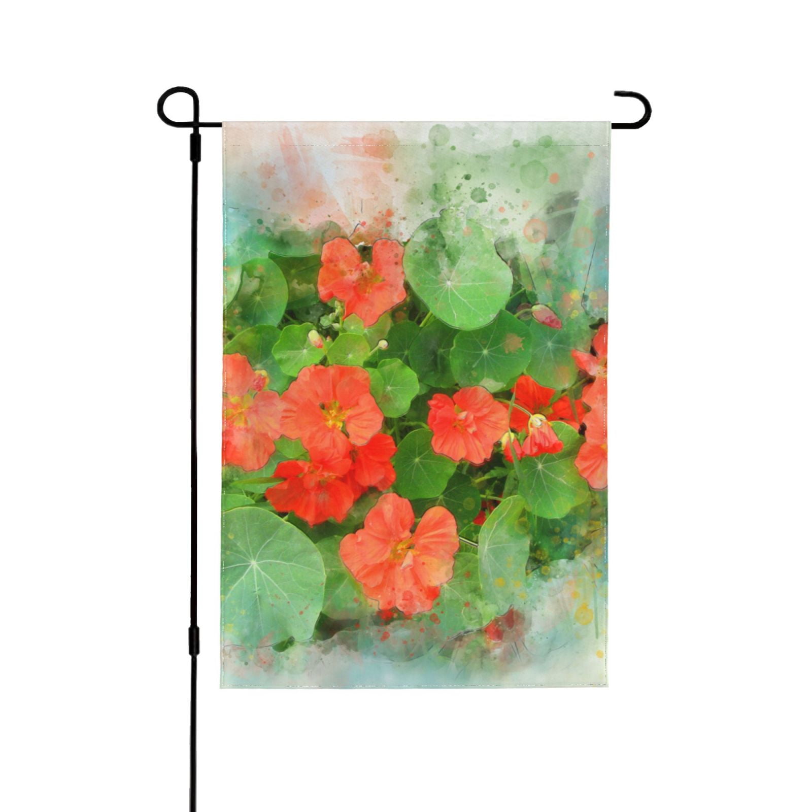 XMXY Watercolor Nasturtium Flower Garden Flags Double Sided,Farmhouse ...