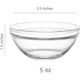 3.5 inch Small Glass Bowls Set, 5 oz Prep Bowls for Cooking, Small ...