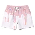 Boys Athletic Shorts with Ice Cream Boy Baseball Shorts Breathable ...