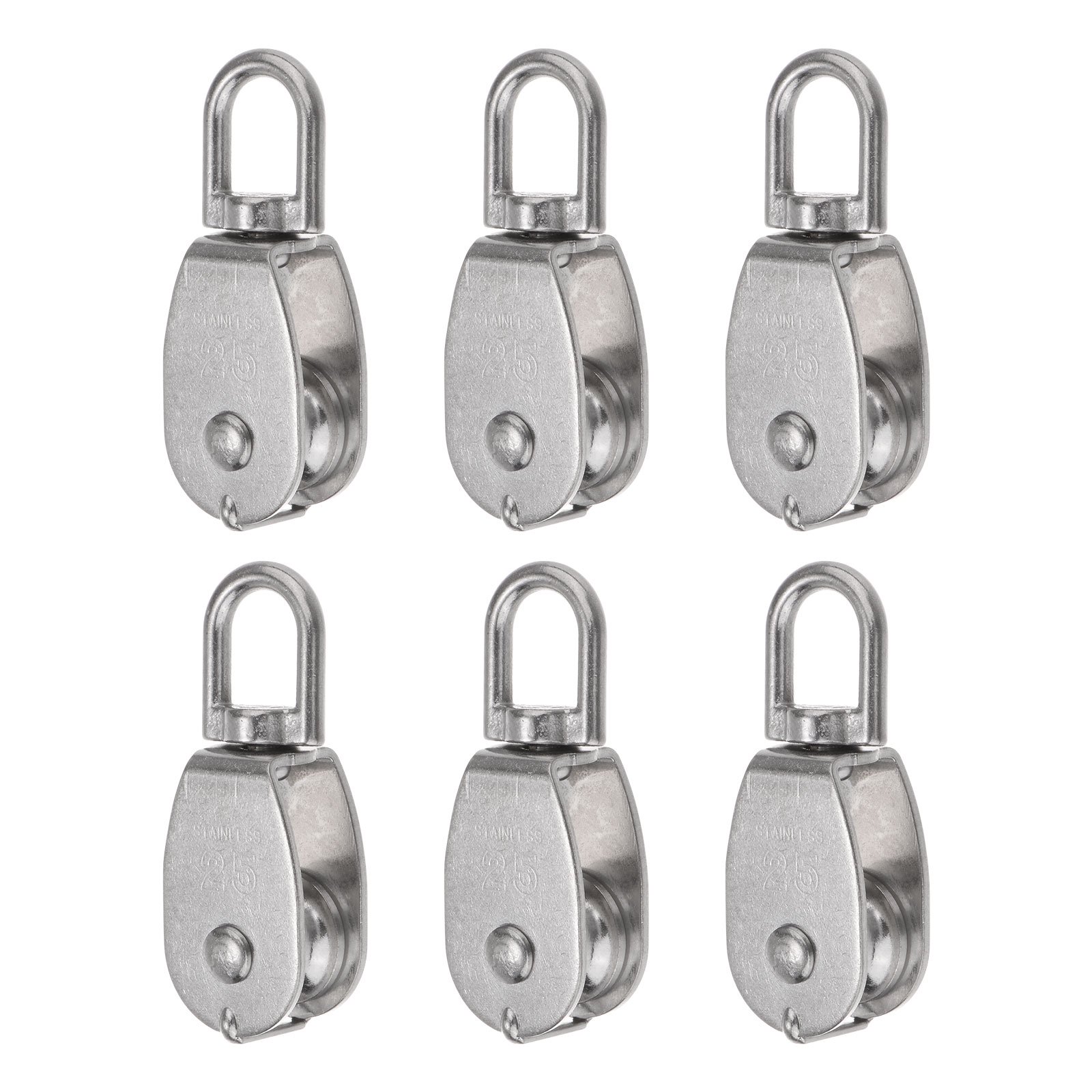 Click here for Unique Bargains 6 Packs M25 Single Pulley Block  3... prices
