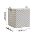 Checkerboard Clothes Storage Bag, Quilted Storage Bag, Polyester ...