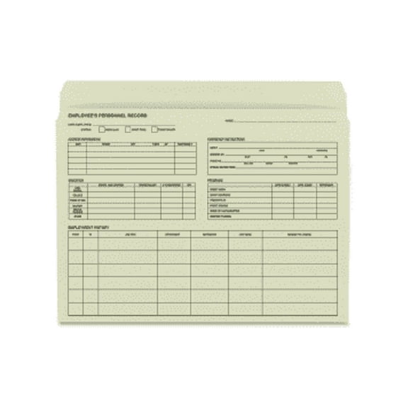 Smead® Employee Record File Jackets, Manila, Pack Of 20 - Walmart.com
