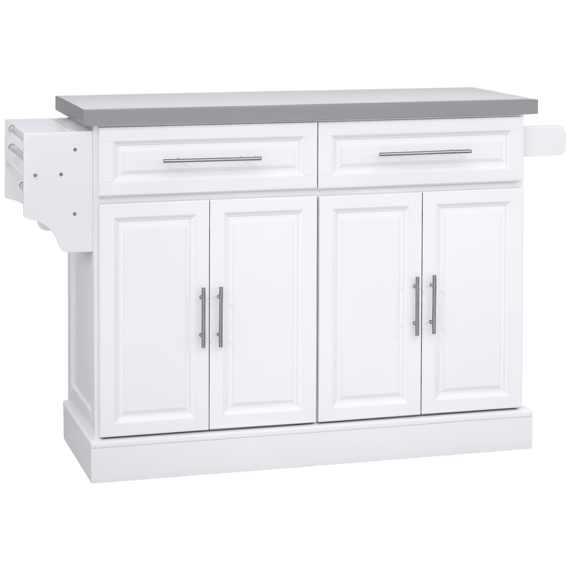 Click here for Homcom Kitchen Island With Stainless Steel Top  2... prices