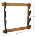 Rush Creek Creations Indoor 3 Rifle/Shotgun Wall Storage Display Rack ...