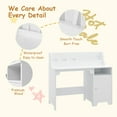 Kids Desk and Chair Set,Study Desk for Kids with Hutch, Storage Cabinet ...