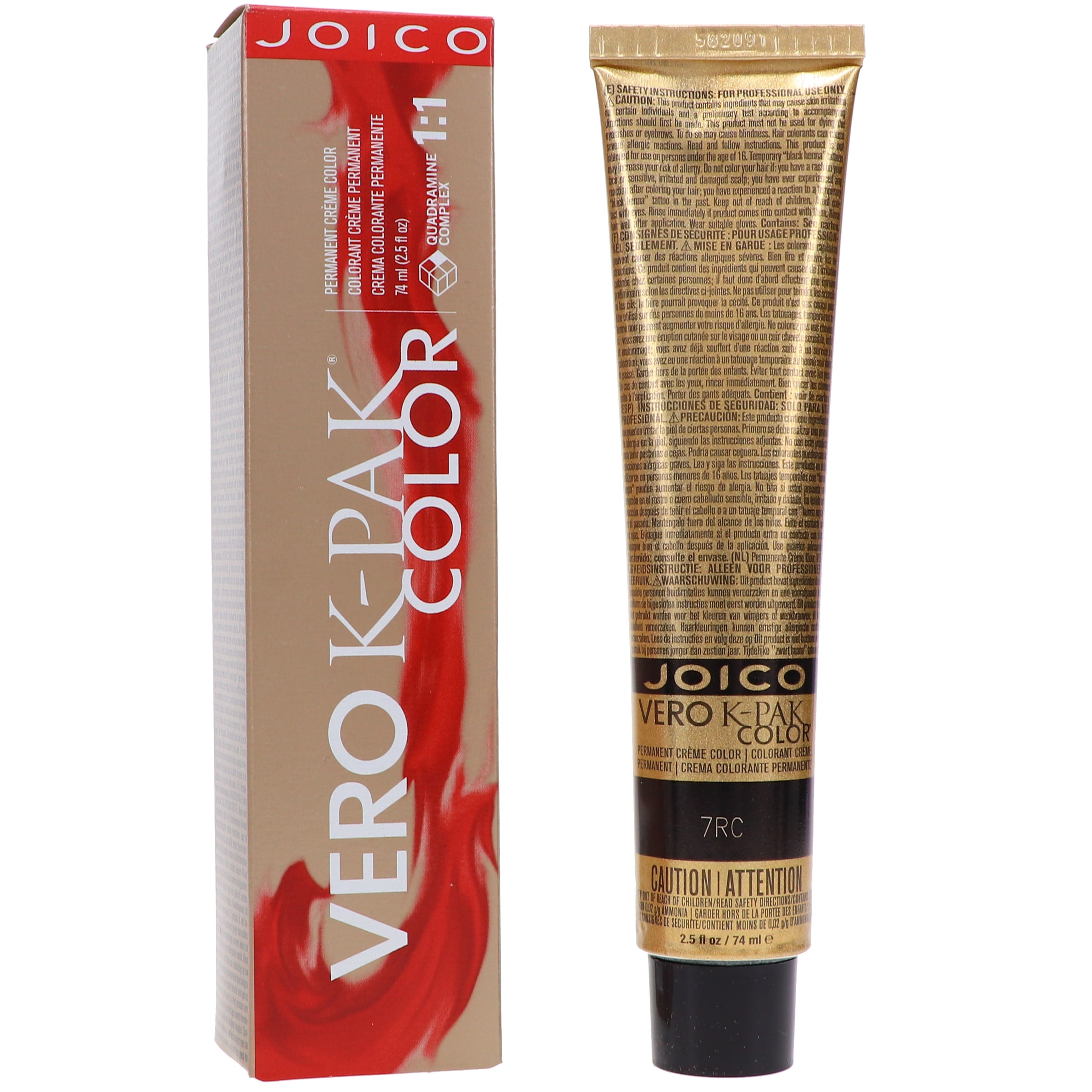 Joico Vero K-Pak Hair Color 7Rc Bright Red Copper