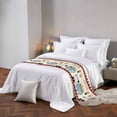 Chef Bed Runner Scarf Cal King Size, Red Fruit Cake Hat Kitchen Gourmet ...