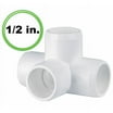 4 way L/T 2" - Utility Grade 4 Way PVC Fitting - Walmart.com