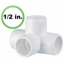 4 way L/T 2" - Utility Grade 4 Way PVC Fitting - Walmart.com