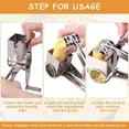 Rotary Cheese Grater Stainless Steel Handheld Rotary Parmesan Grater ...