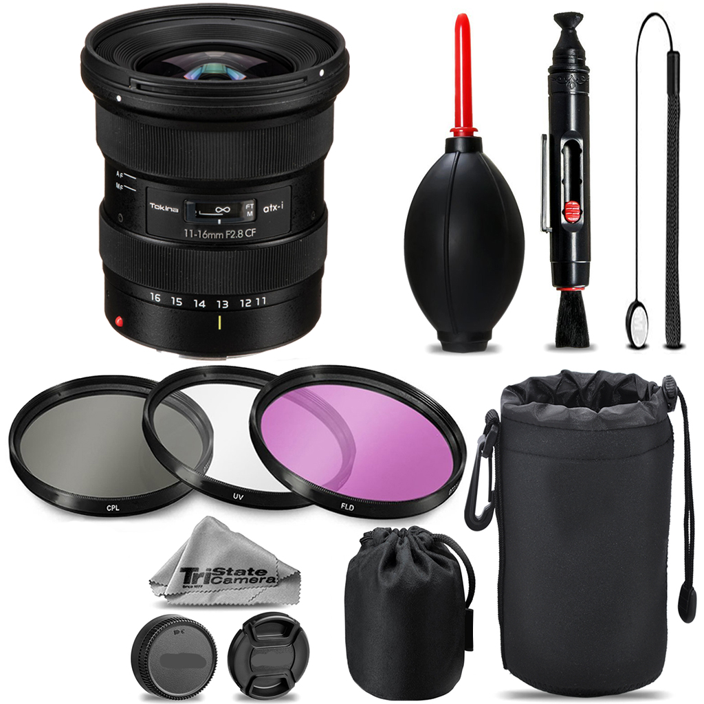 Tokina atx-i 11-16mm f/2.8 CF Lens (Canon) + UV + FLD + CPL + Blower ...