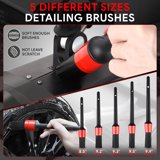 DNA Motoring 19Pcs Auto Wheel Dashboard Vent Car Wash Detailing Brush ...