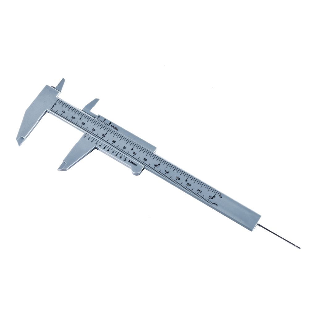 150mm Mini Caliper Double Scale Plastic Vernier Caliper Black High ...