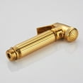 Gold Toilet Bidet Sprayer Kit Brass Hand Held Shattaf Bathroom Shower ...