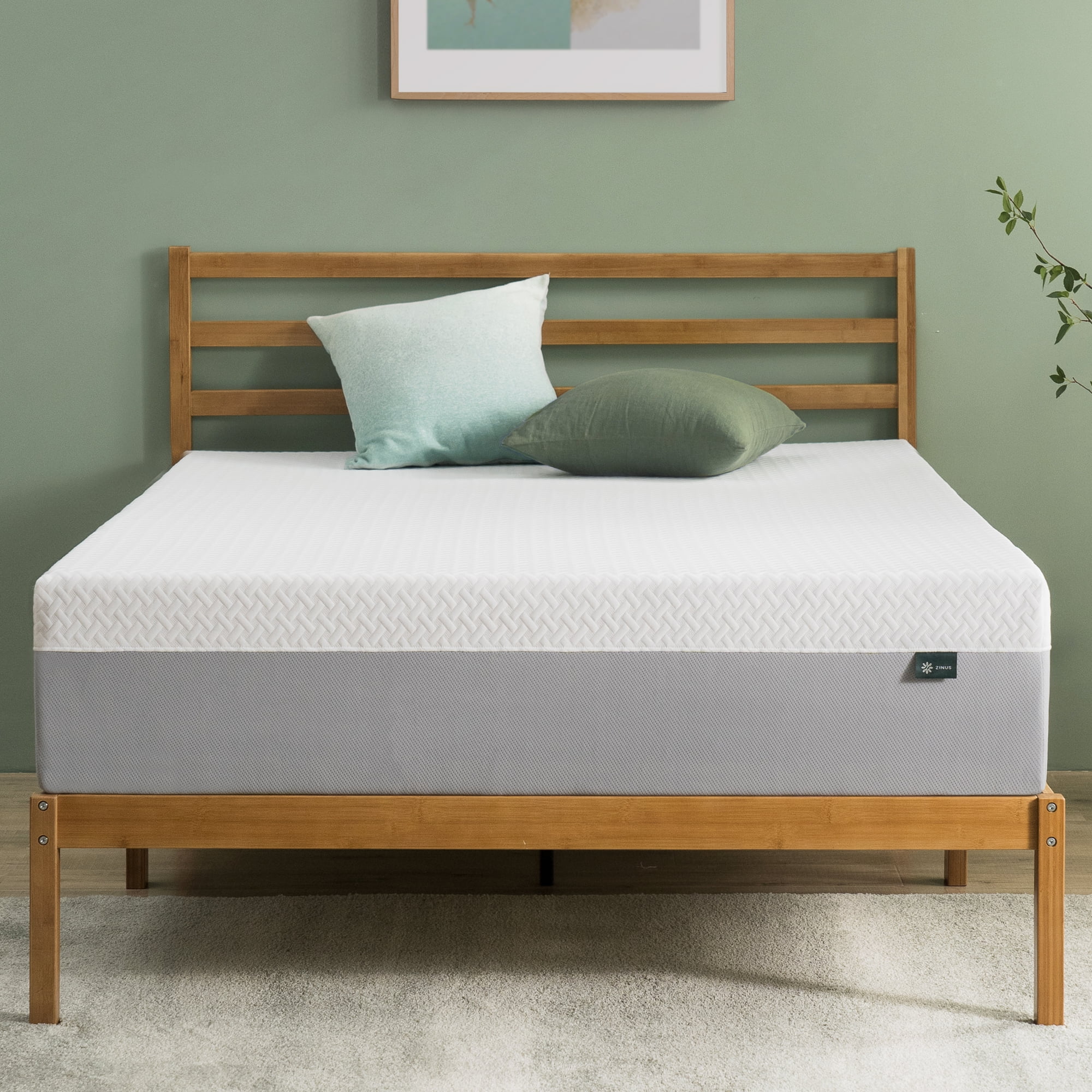 Click here for Zinus 12 Inch Green Tea Essential Memory Foam Matt... prices