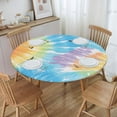 The Circular Table Cover Has Good Anti-Fouling And Anti-Oil Crease ...