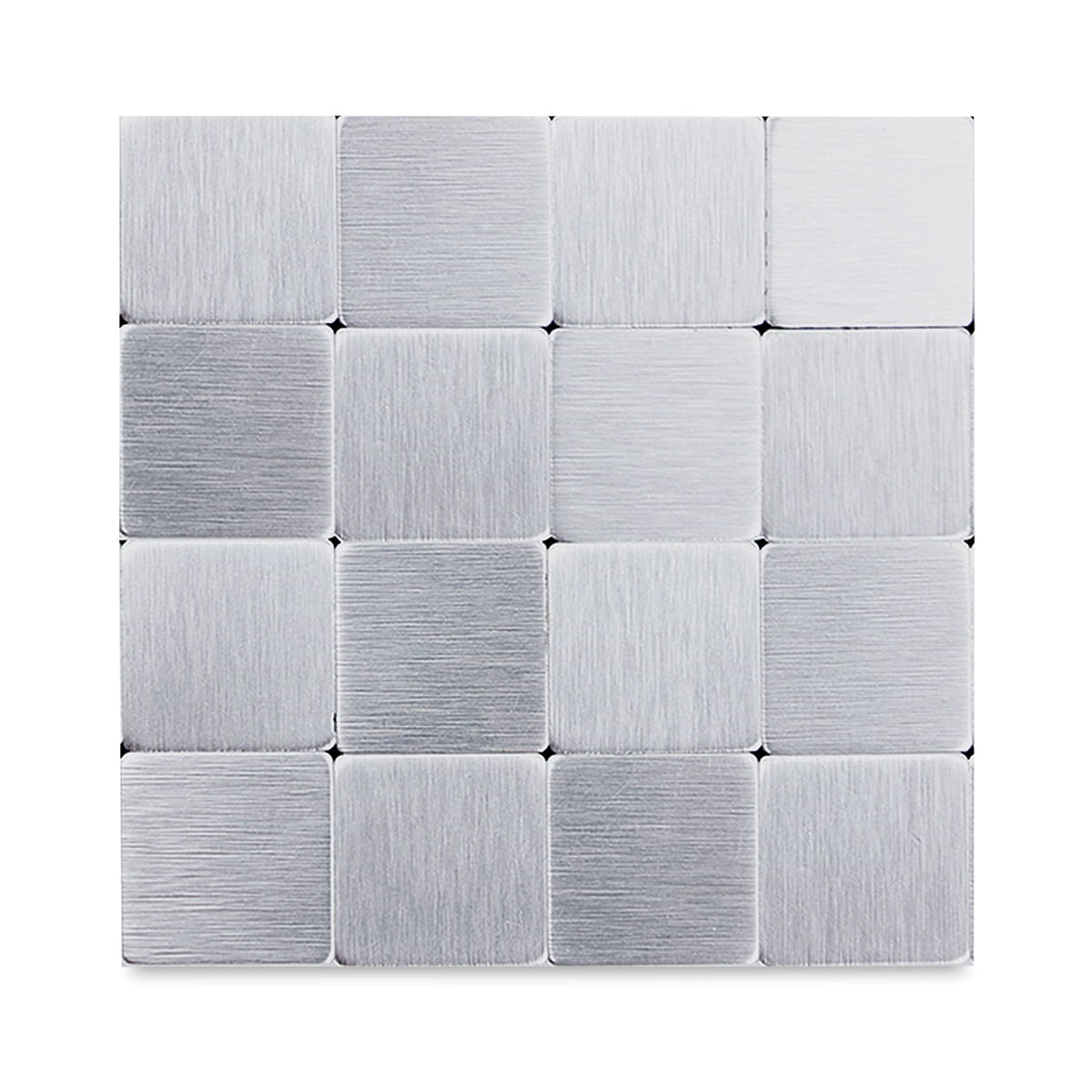 Diamond Tech Metal Tile Half Sheet - Stainless Steel, 23 mm Squares ...