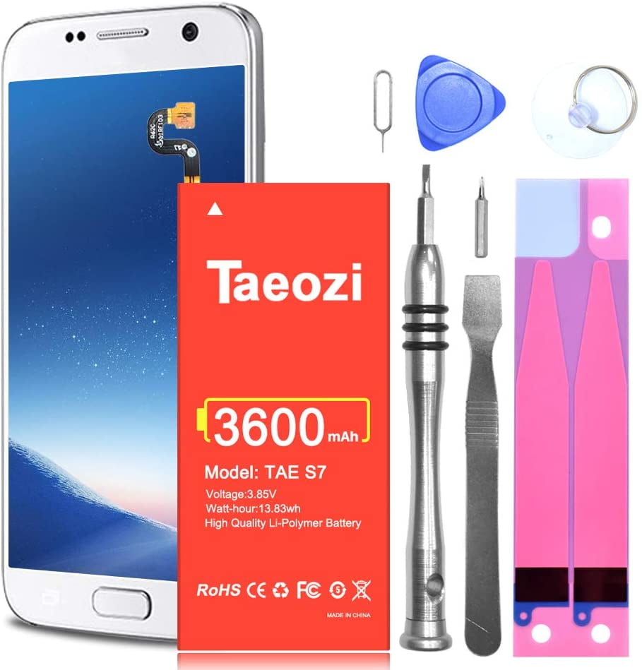 3600mAh Galaxy S7 Battery, EB-BG930ABE Li-Polymer Replacement Battery ...