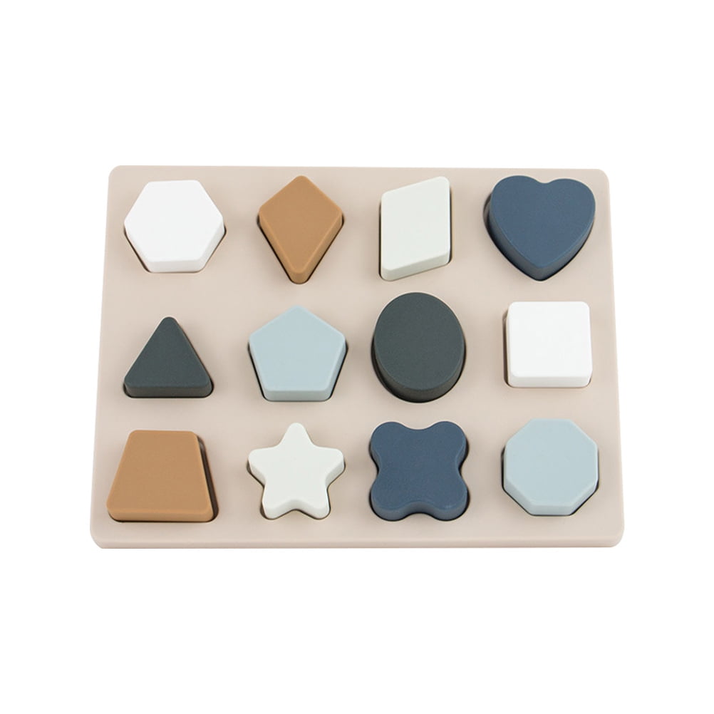 Click here for Unomor 1 Set Silicone Shape Puzzle Shape Sorting P... prices