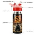 Hunger Movie Game Water Bottle with Straw Lid Vacuum Insulated ...