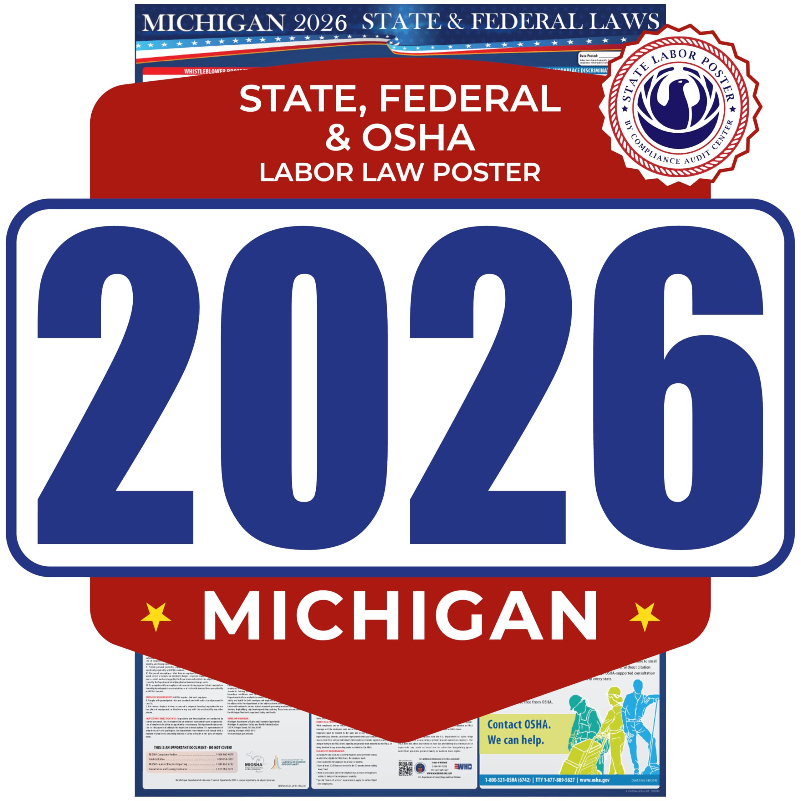 Póster De La Ley Laboral Federal Y Estatal De Michigan 2025 – Cumple ...