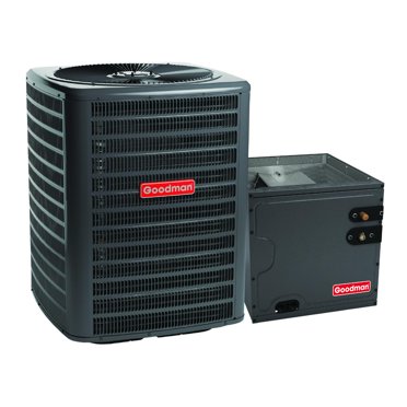 Goodman 2 Ton 14.3 SEER2 AC & 17.5" Horizontal Cased Coil System, R32 ...
