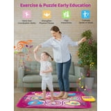 Interactive Dance Mat for Kids 3-10 Years - 5 Game Modes, LED Lights ...