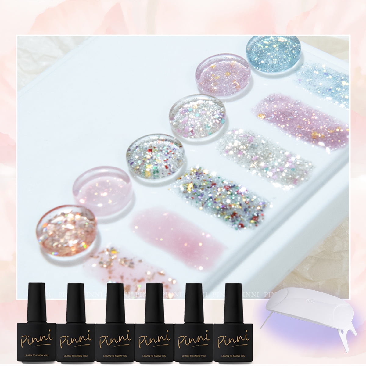 Click here for Frenshion Pinni 6pcs Opal Gel Nail Polish Set With... prices