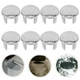 Alasum 10Pcs Shower Switch Knob Plug Plated Silver Plastic Compact ...