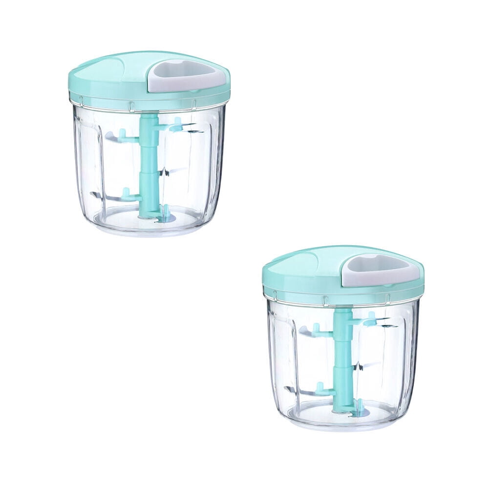 US 1-2 Pc Hand Blender Kitchen Tool Pull Vegetable Food Chopper Slicer ...