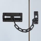 Hyper Tough Steel Privacy Chain Door Guard Oil Rubbed Brass Finish for ...