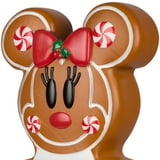 Disney 24 inch LED Lighted Gingerbread Minnie Mouse Blow Mold for ...