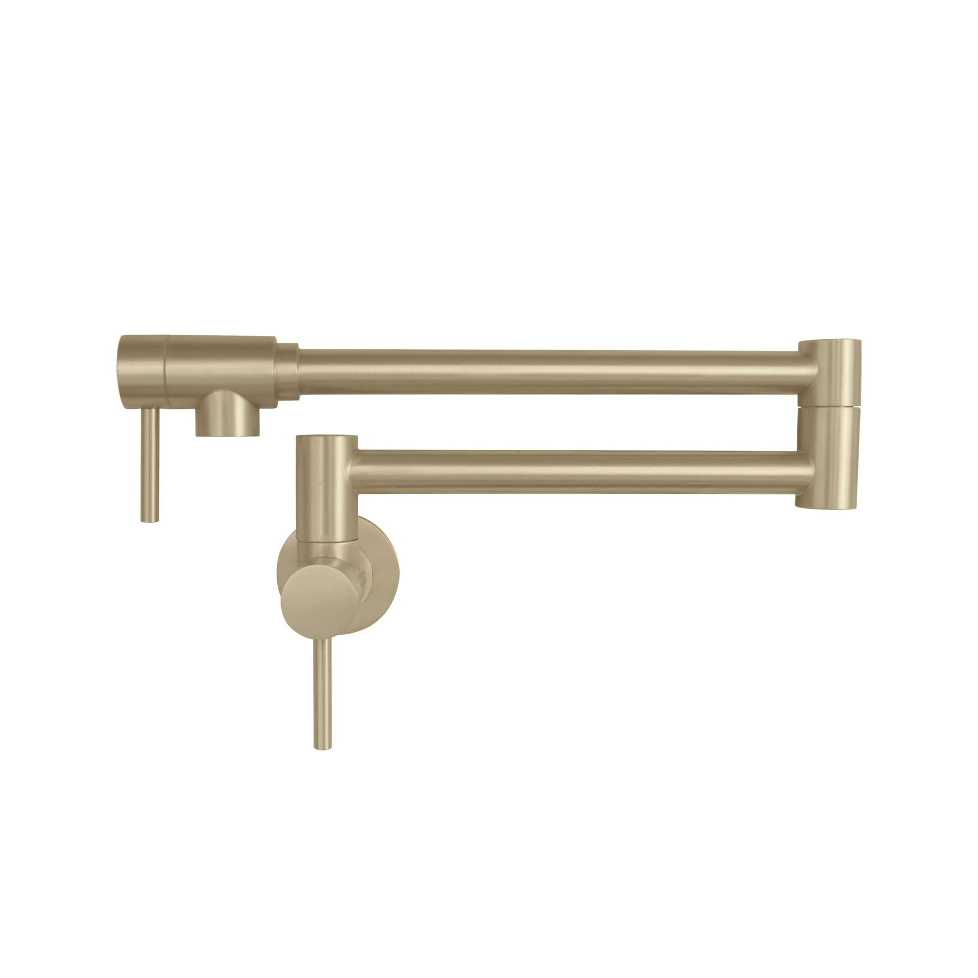 Click here for Stylish Asti Two Handles Brushed Gold Wall Mount W... prices