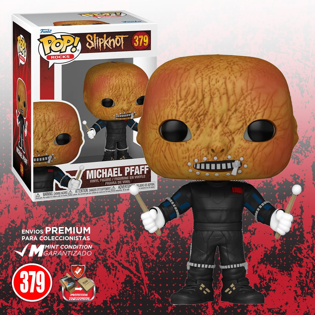 Funko Pop Michael Pfaff #379 Slipknot Banda Heavy Metal Original ...
