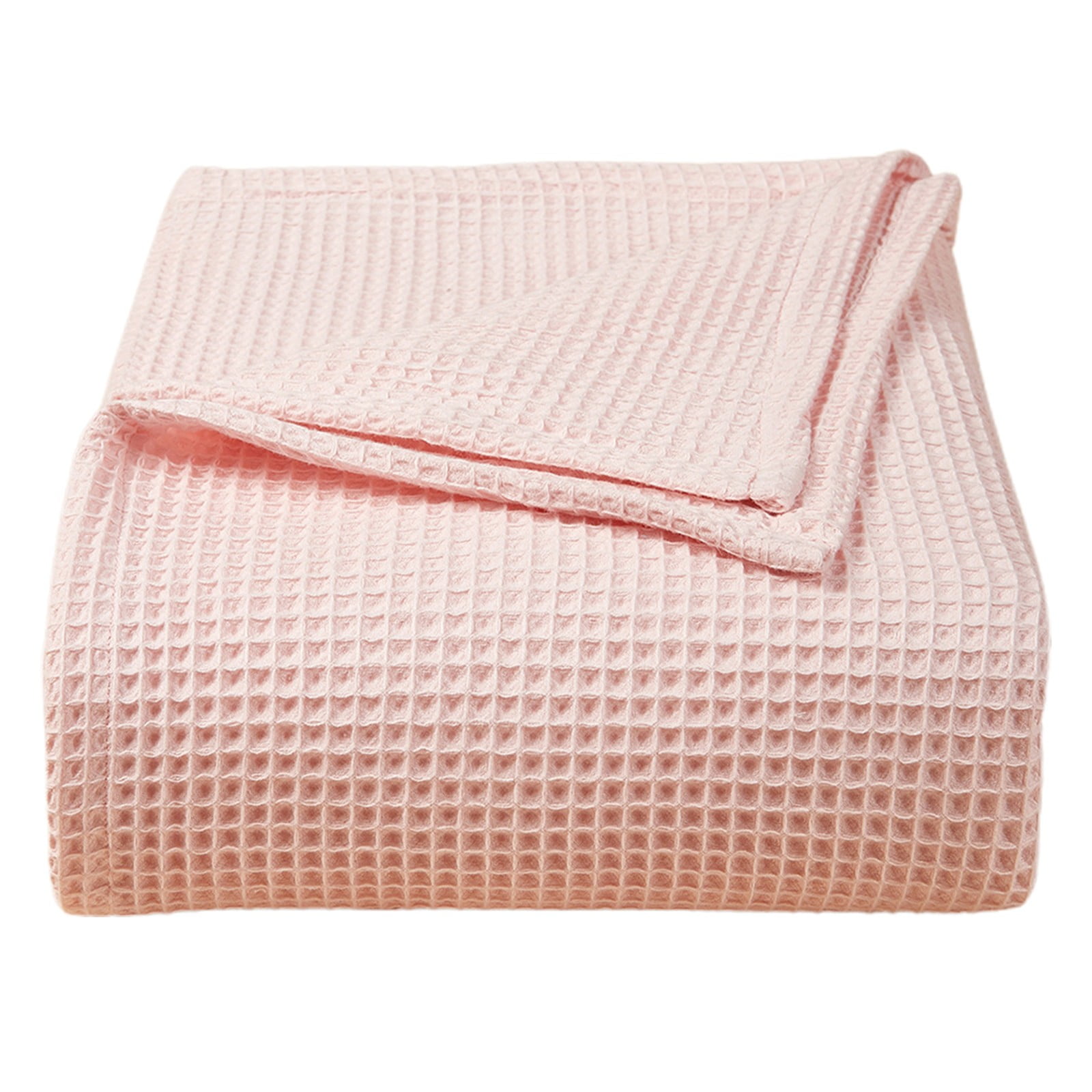 Click here for Cuxi Waffle Weave Cotton Blanket Queen Size  Light... prices