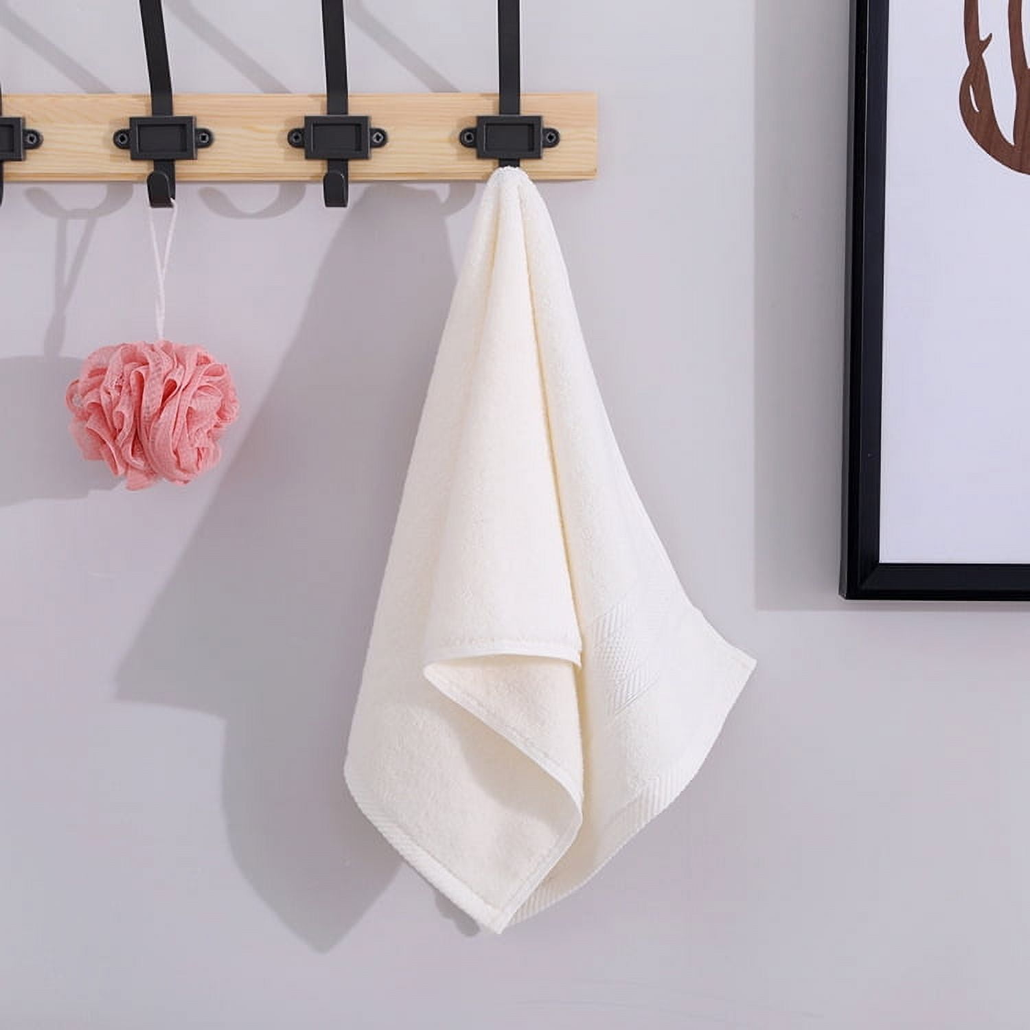 Nvzi Toallas de baño de 2 piezas, 12,99 x 29,13 pulgadas, de algodón de ...