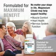 Solaray Magnesium Citrate 400mg Veg Capsules, Chelated, Made in USA ...