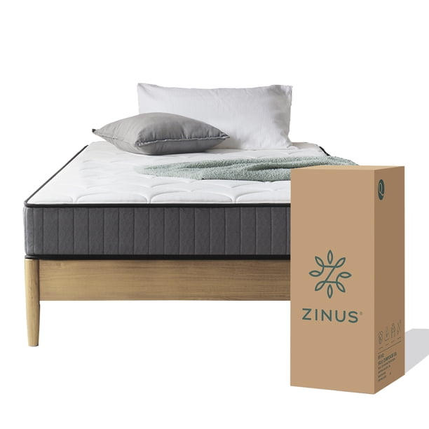 Colchón King Size Zinus Hibrido de Resortes y Espuma de 15 cm para ...